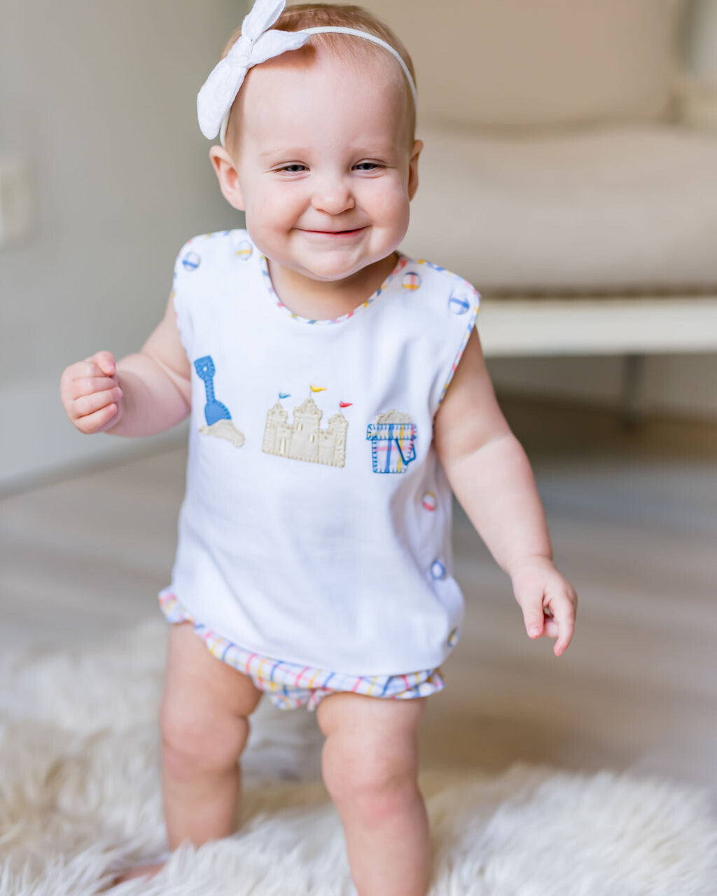 Girls Beach Applique Bloomer Set – Castles & Crowns, Inc.