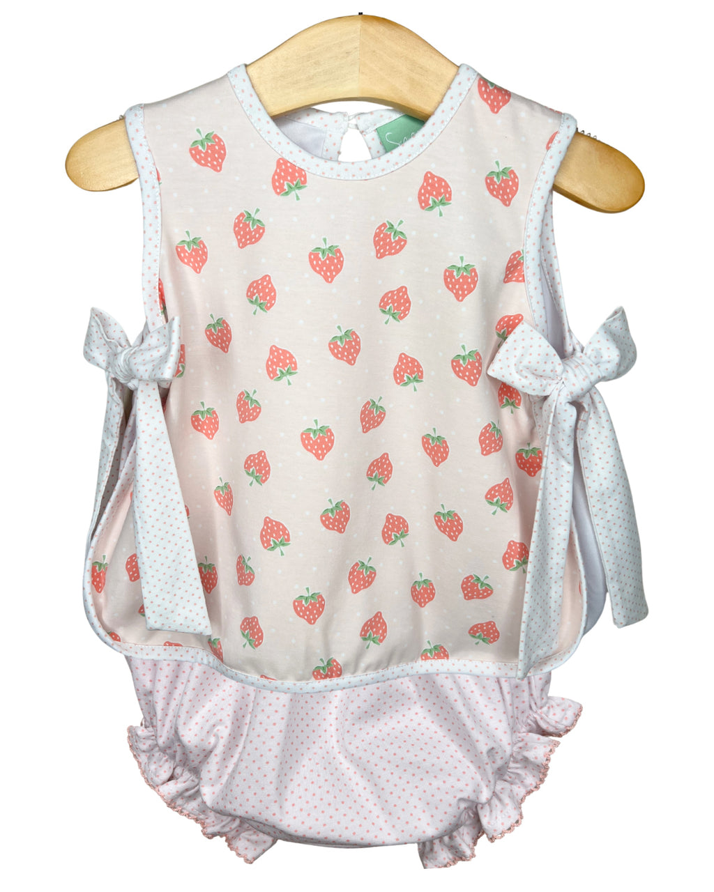Girls Strawberry Bow Bloomer Set – Castles & Crowns, Inc.