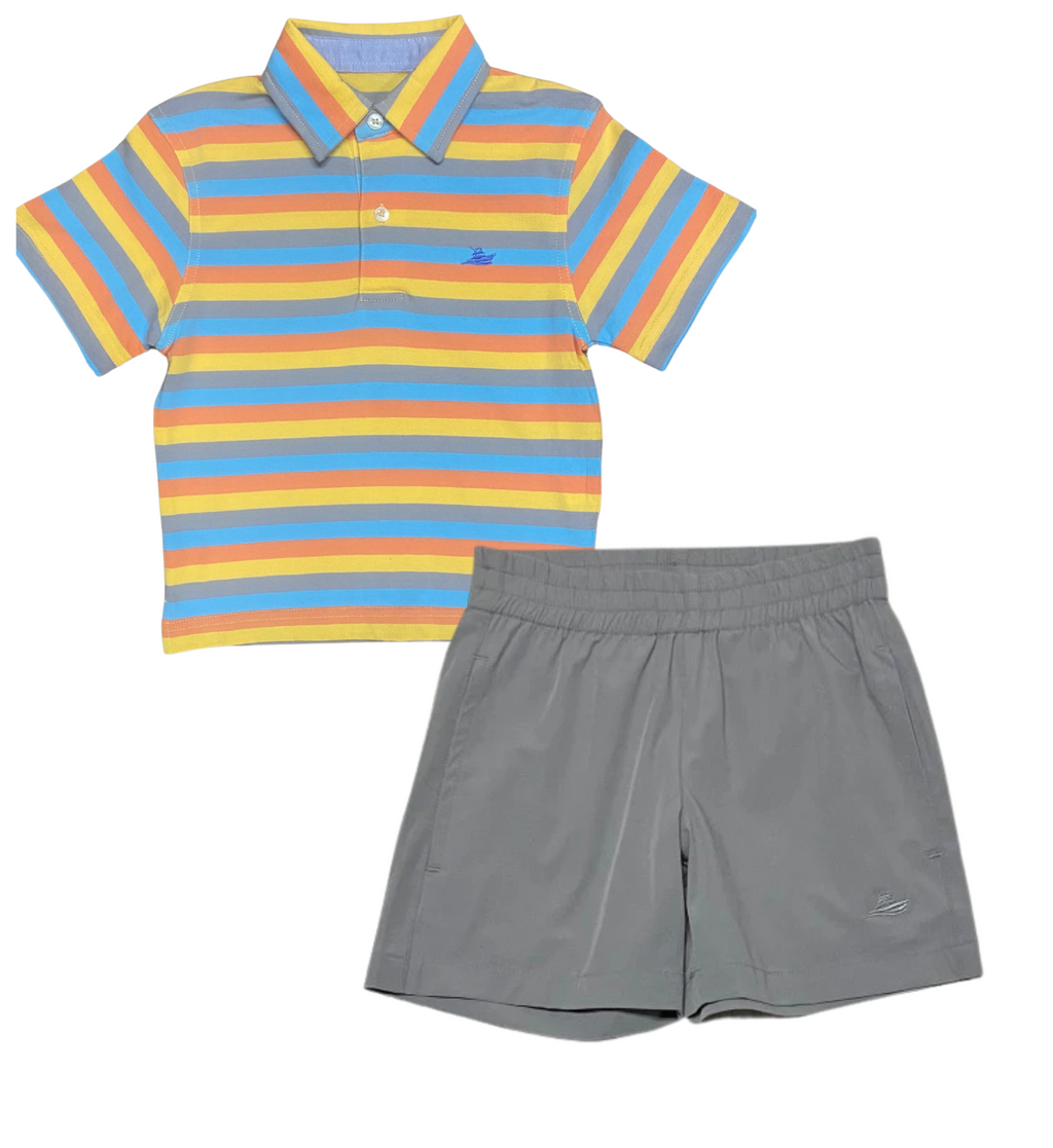 Fall Favorite Knit Short Sleeve Polo – Castles & Crowns, Inc.